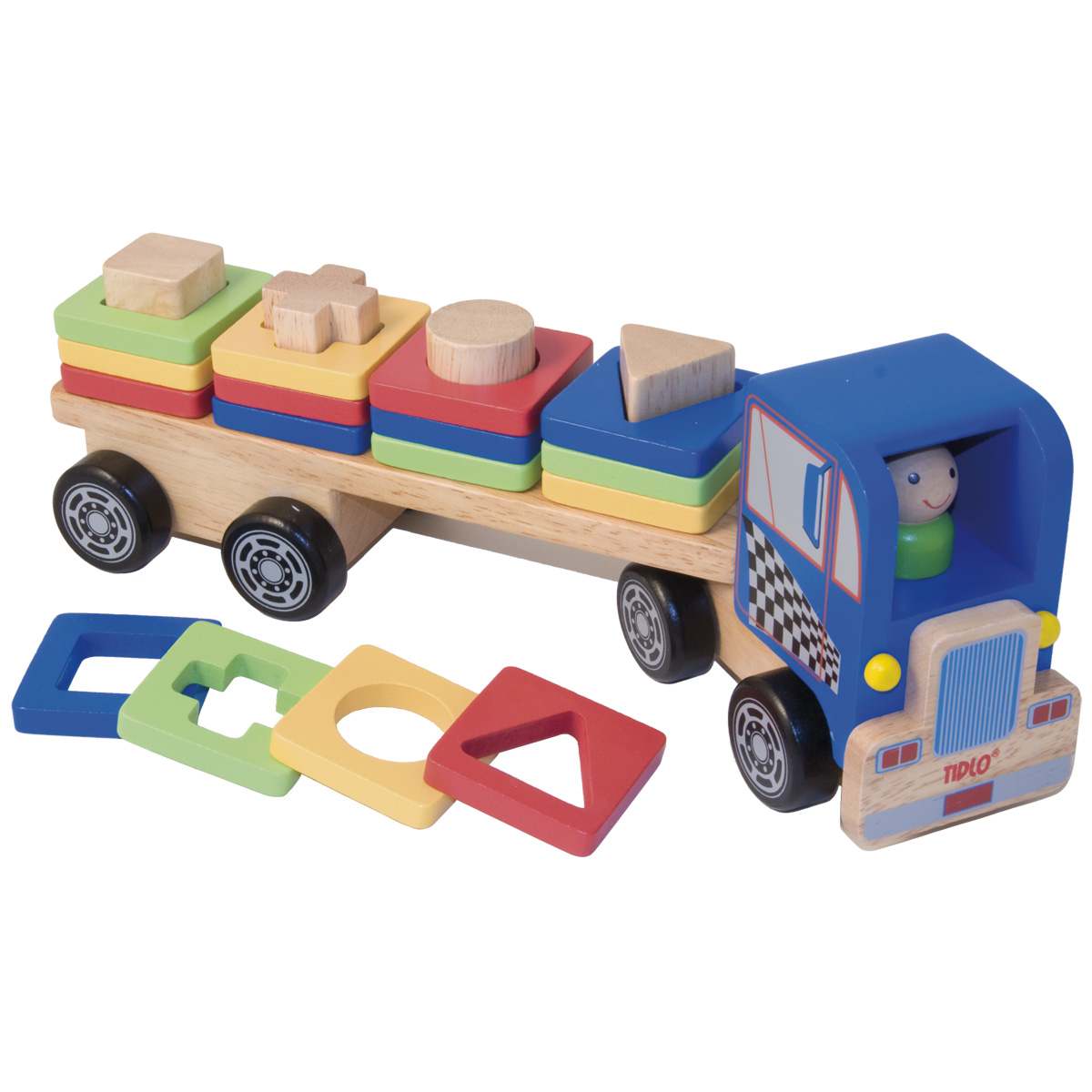Wooden Lorry Shape Sorter | Tidlo | Toys & Games