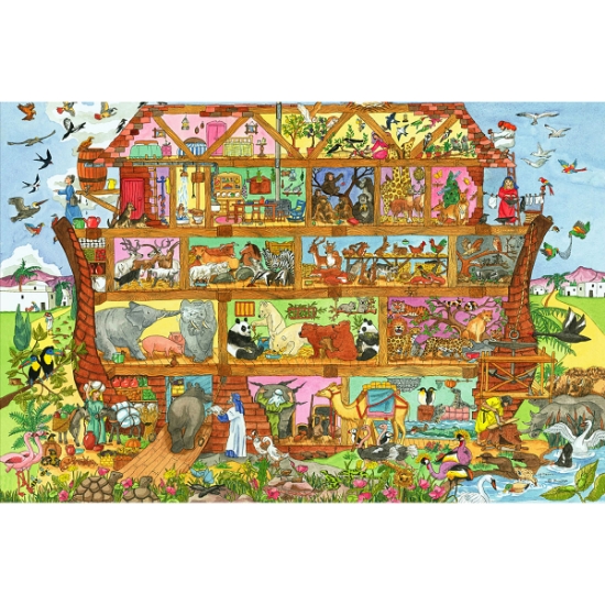 Noahs Ark Puzzle 192 piece | Bigjigs (BJ014D) | Toys & Games