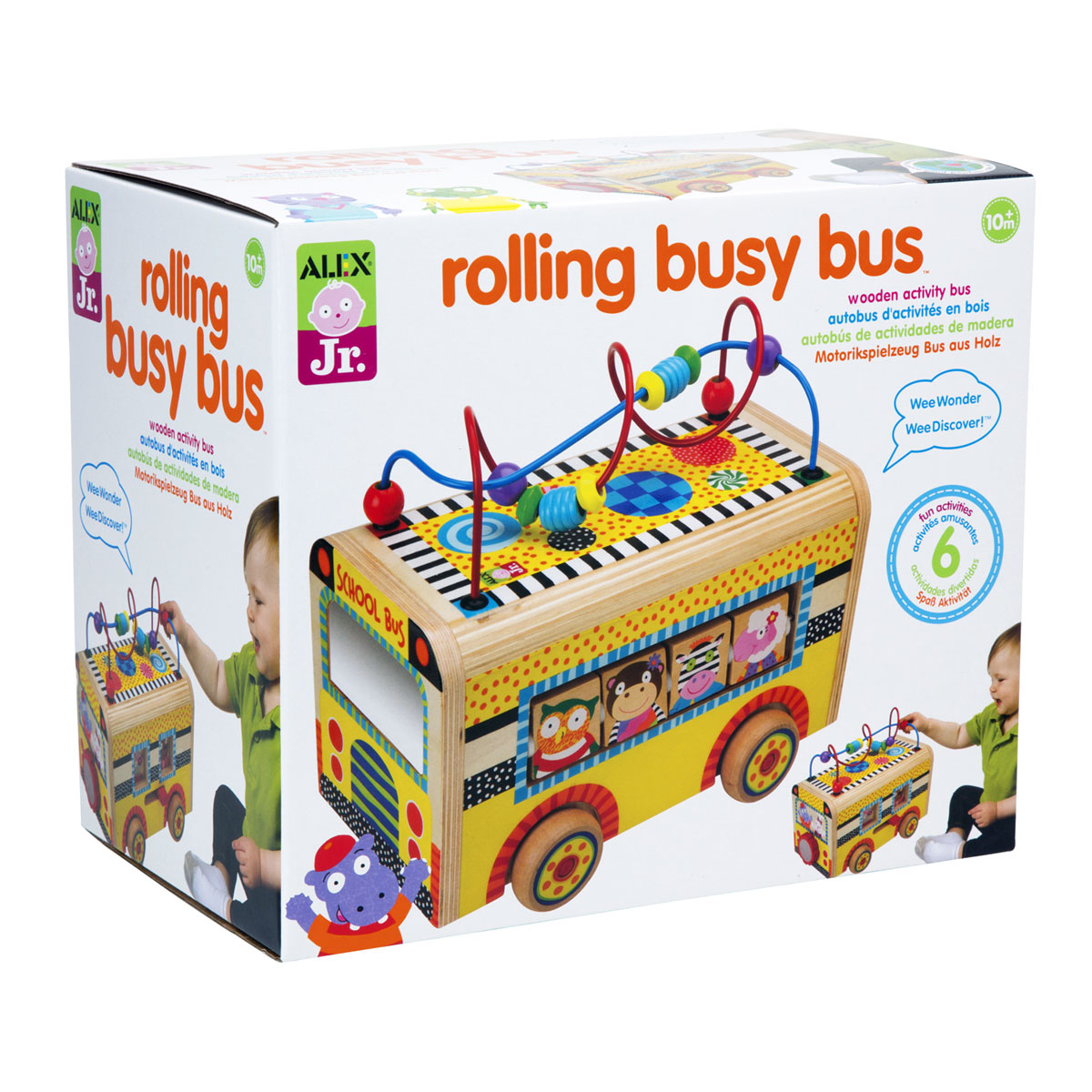 Rolling Busy Bus | Alex | Wooden Toys | Mulberry Bush