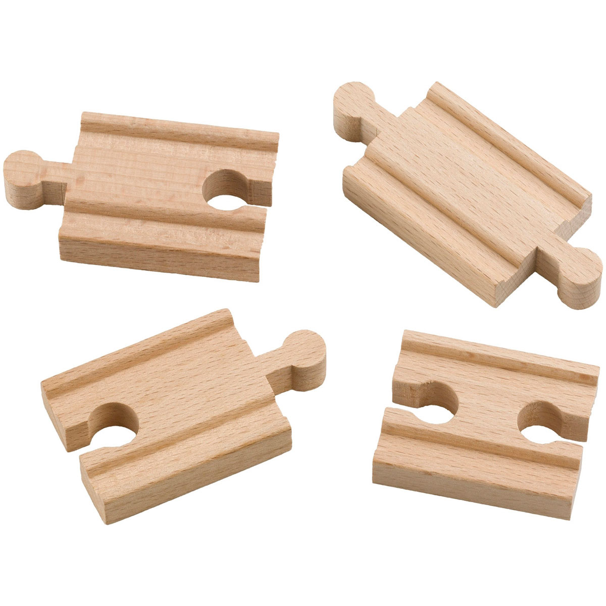 Wooden Rail Track: Mini Straights | Tidlo | Track Extensions