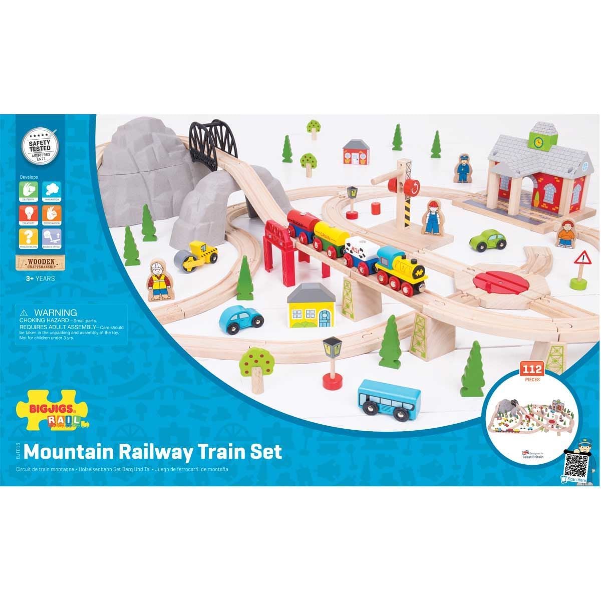 Mountain Train Set | Bigjigs Rail (BJT016) | Train Sets