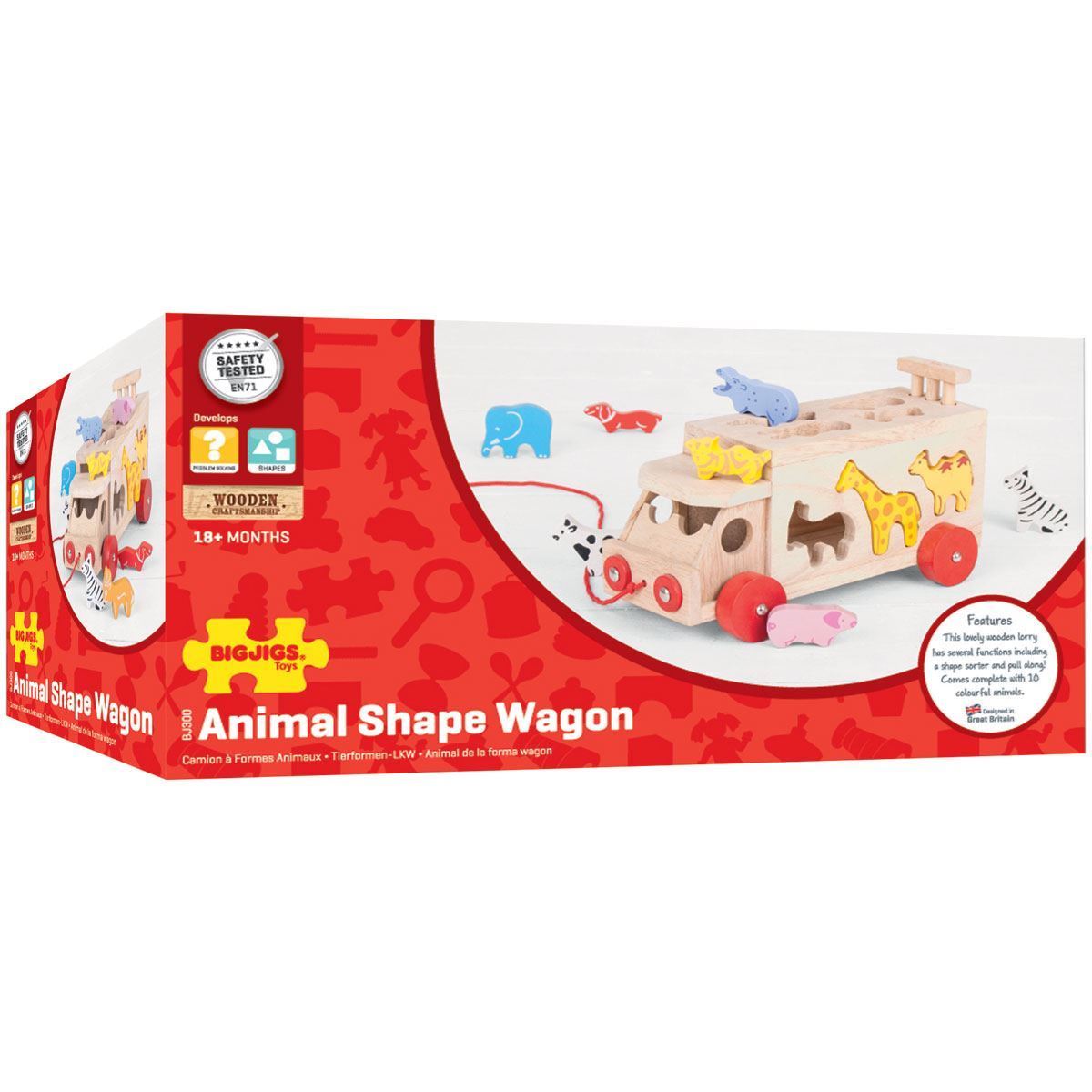 Animal Shape Lorry - Traditional Wooden Toys