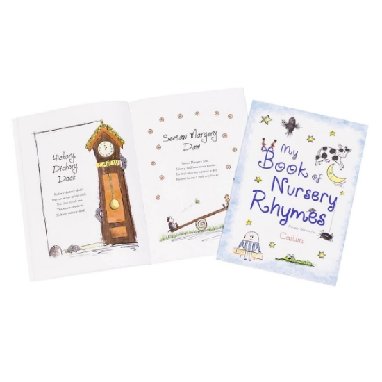 My Book of Nursery Rhymes - Personalised Book | Named Books