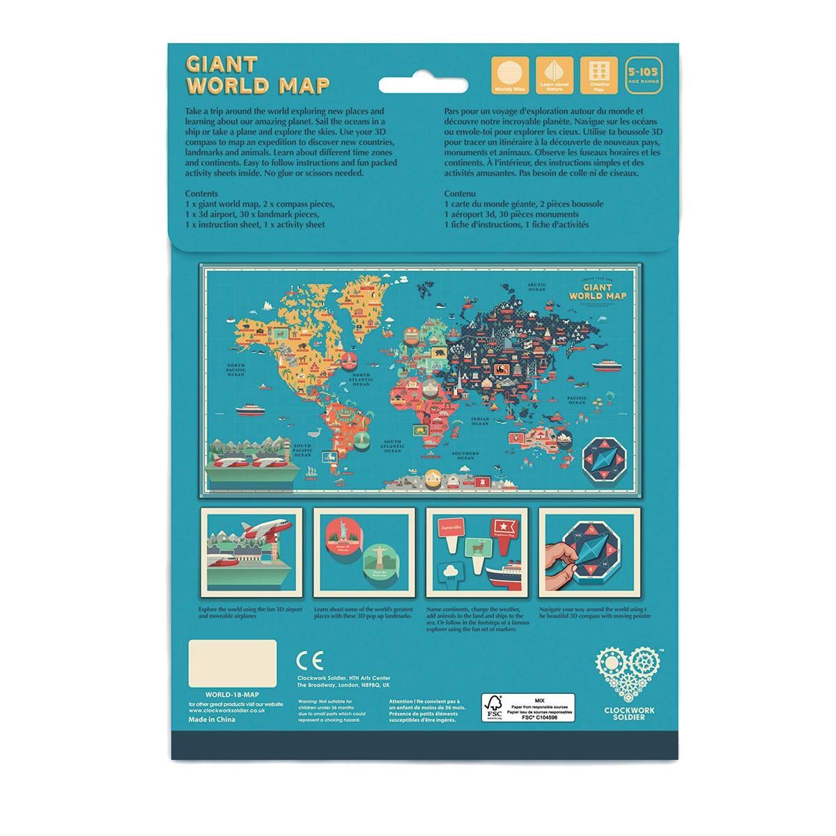 Create Your Own Giant World Map