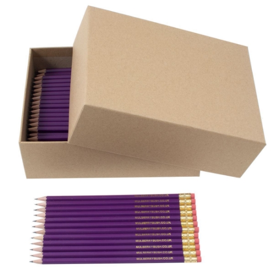 Box of 144 Personalised HB Pencils | Personalised Pencils | Mulberry Bush