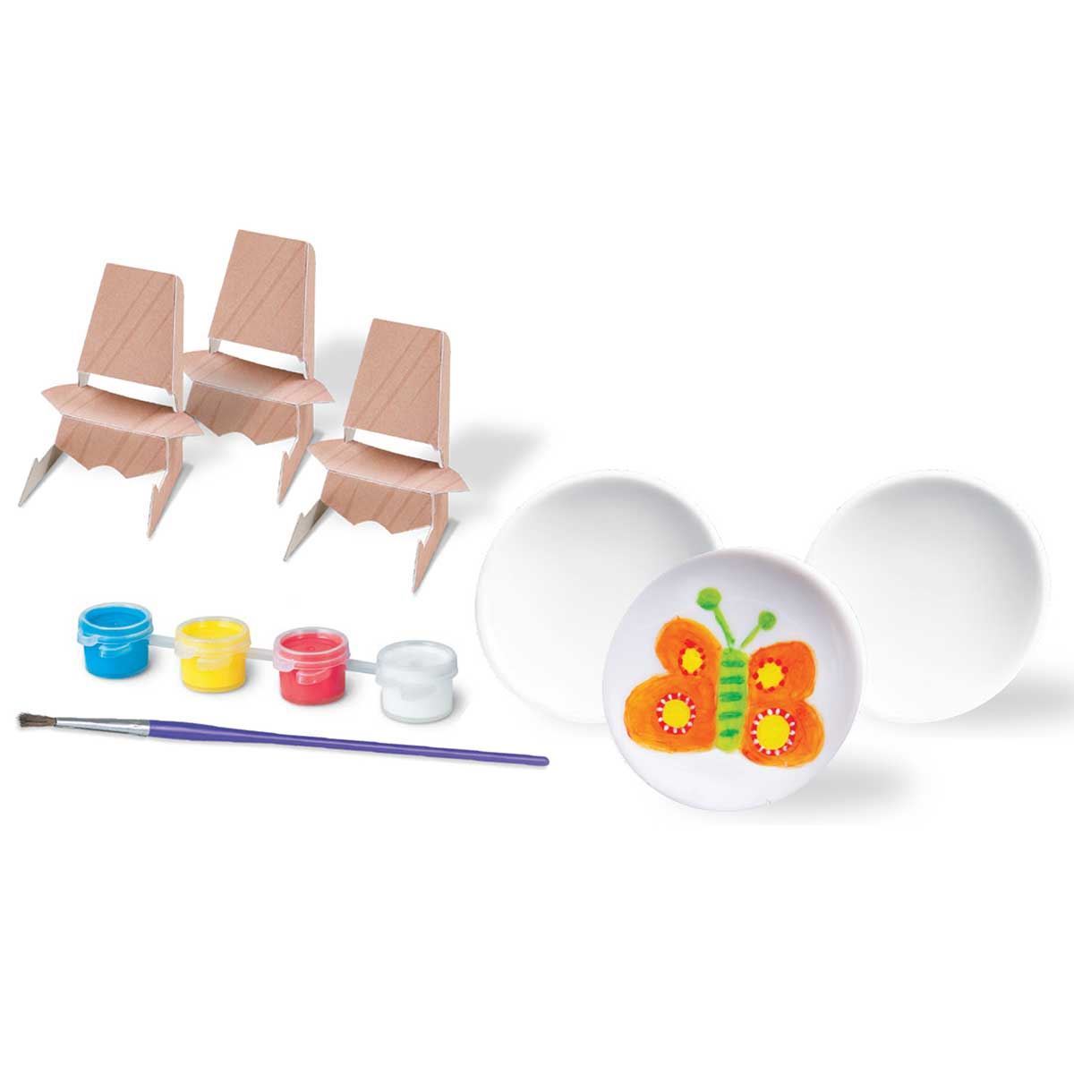 Mini Plate Painting Kit | 4M | Draw, Paint & Colour