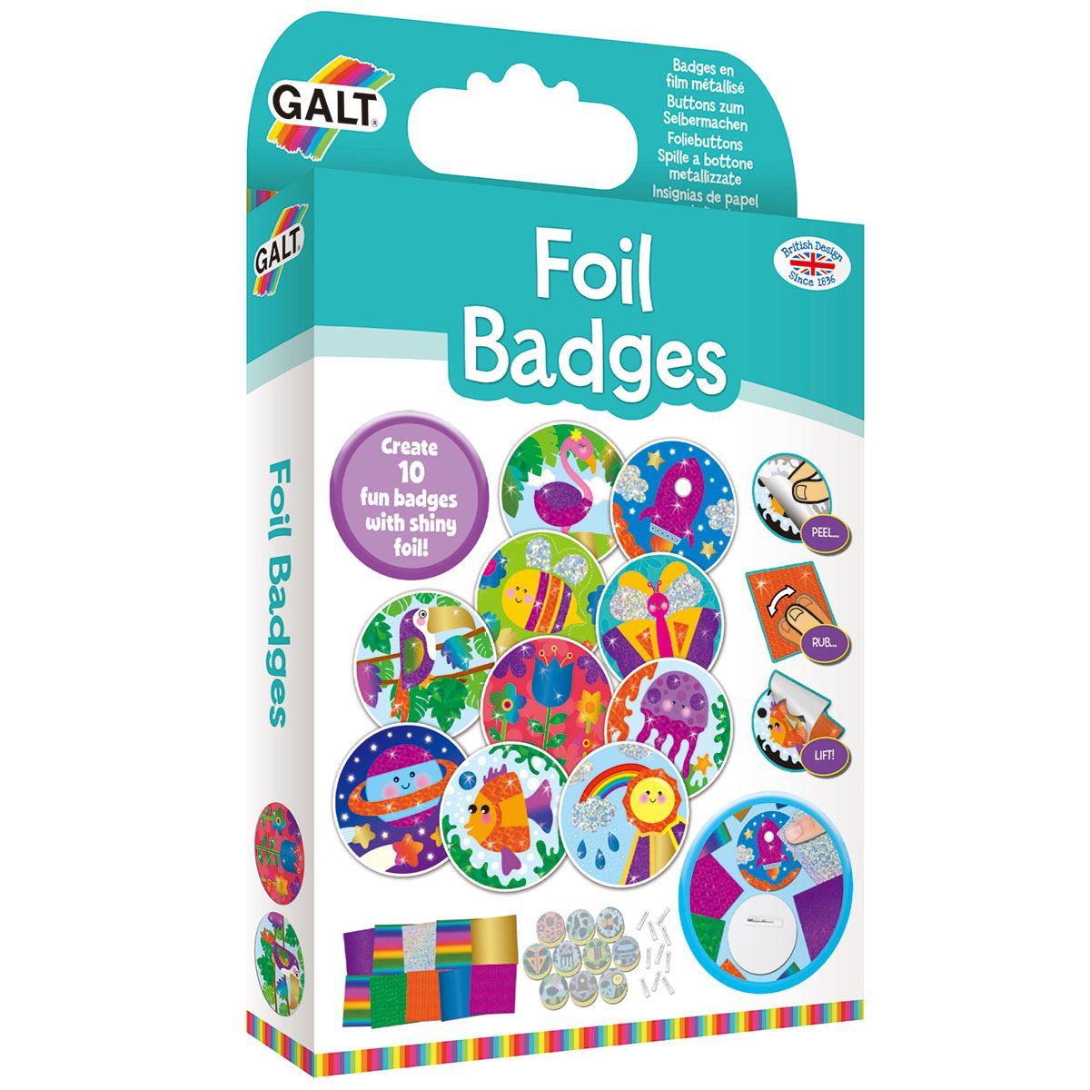 Foil Badges | Galt | Make & Do | Mulberry Bush