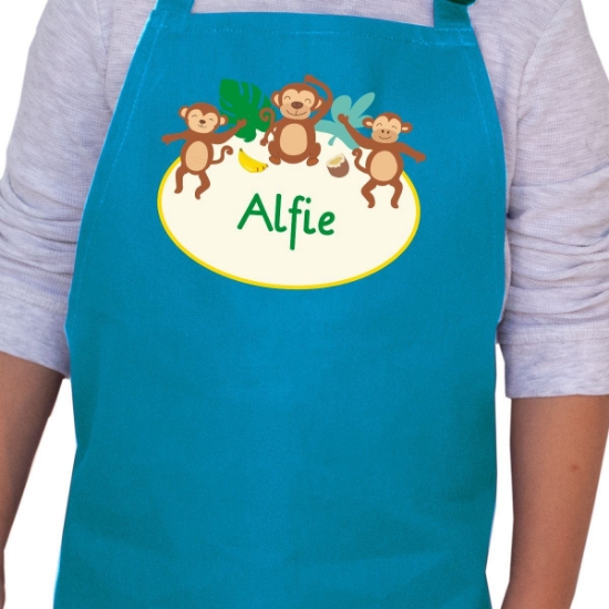 Cheeky Monkey Personalised Apron - Age 3-6