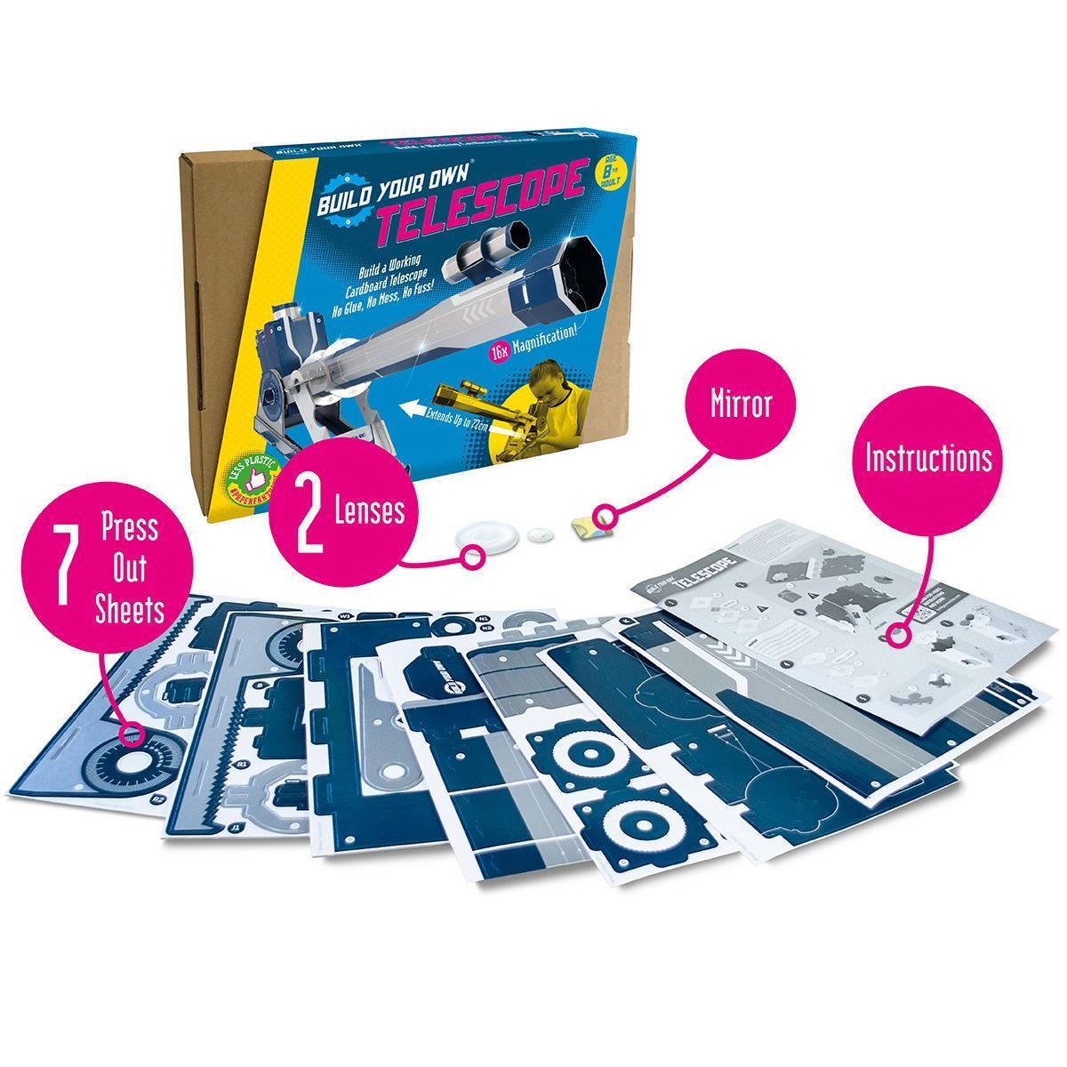 Build Your Own Telescope Kit - Kids Craft Sets
