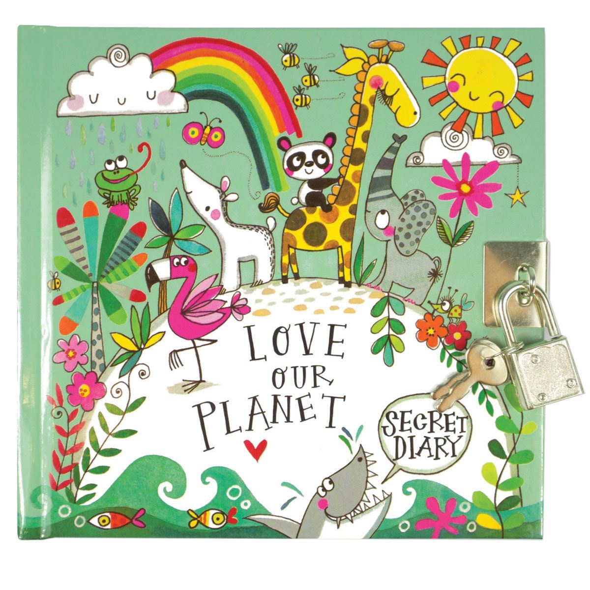 Love Our Planet Secret Diary - English