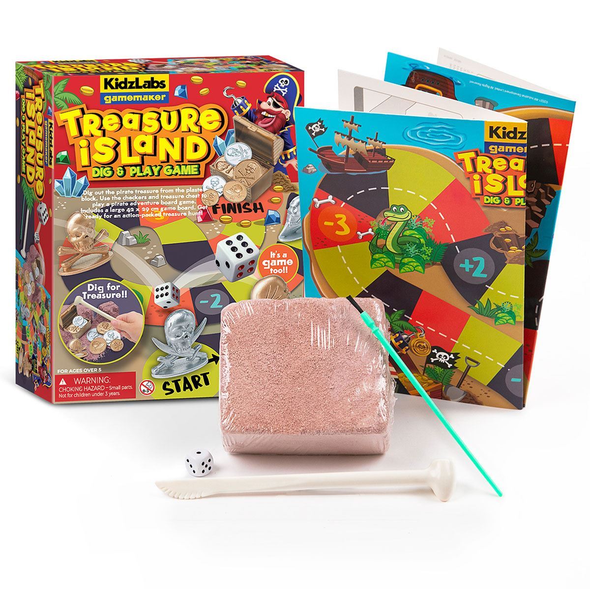 Treasure Island Dig & Play Game | 4M | Games | Mulberry Bush