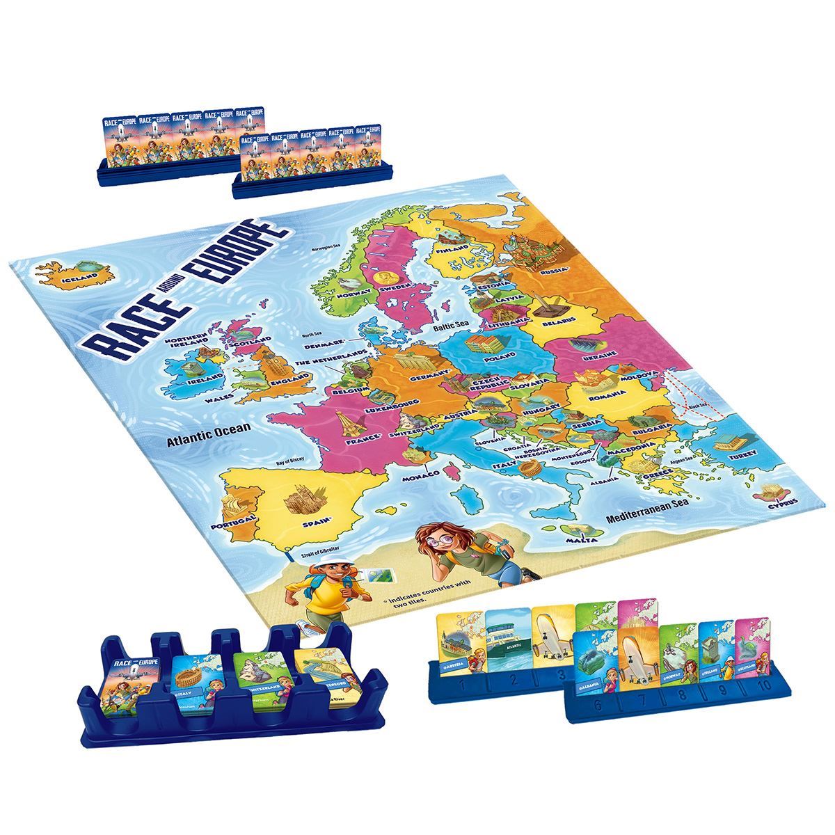 Race Around Europe | Children's Board Games | Mulberry Bush