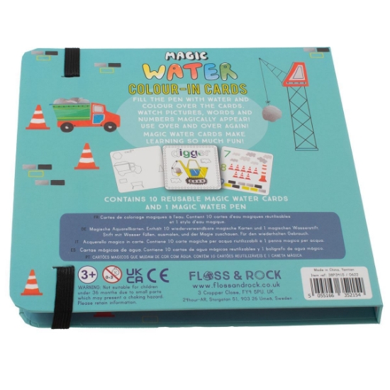 Construction Magic Water Cards - Draw, Paint & Colour