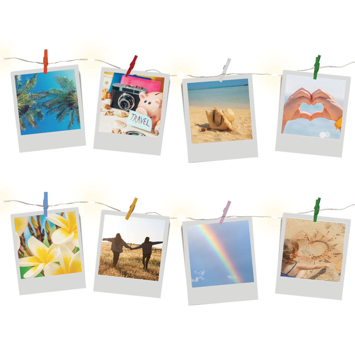 Clothes Peg String Lights - Children's Lamps