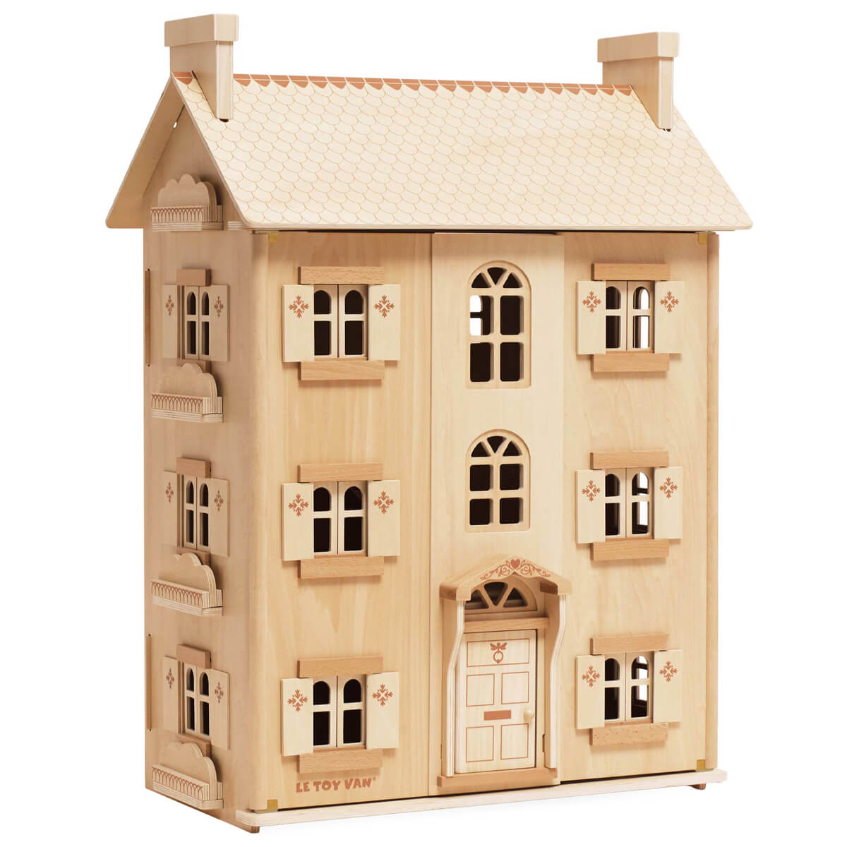 The Grand Natural Wood Dolls House